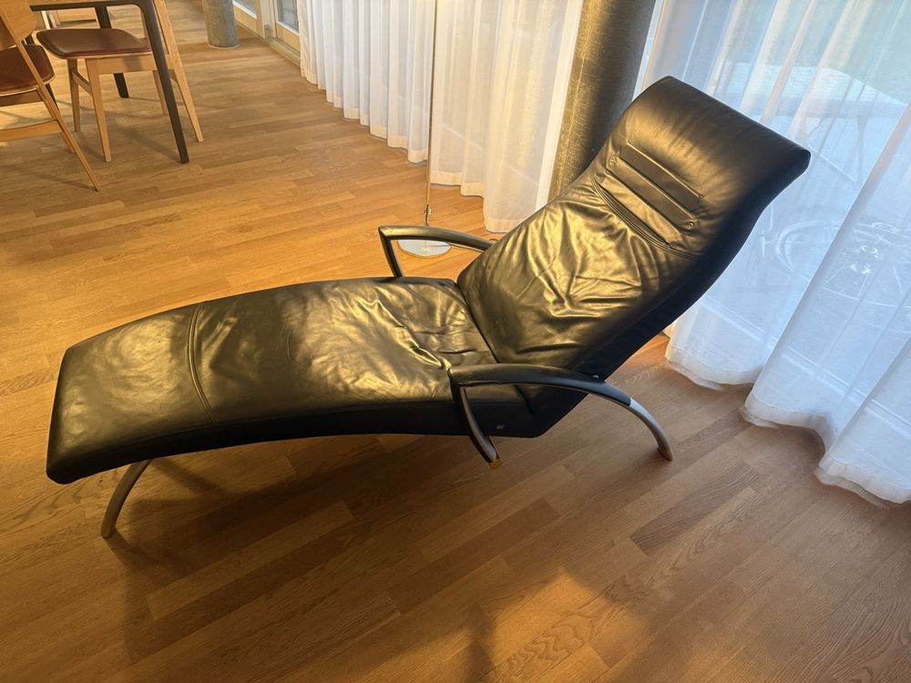 Rolf Benz 2600 Leder Liege Schwarz (Gebraucht) in Lenzburg für CHF 50 ...