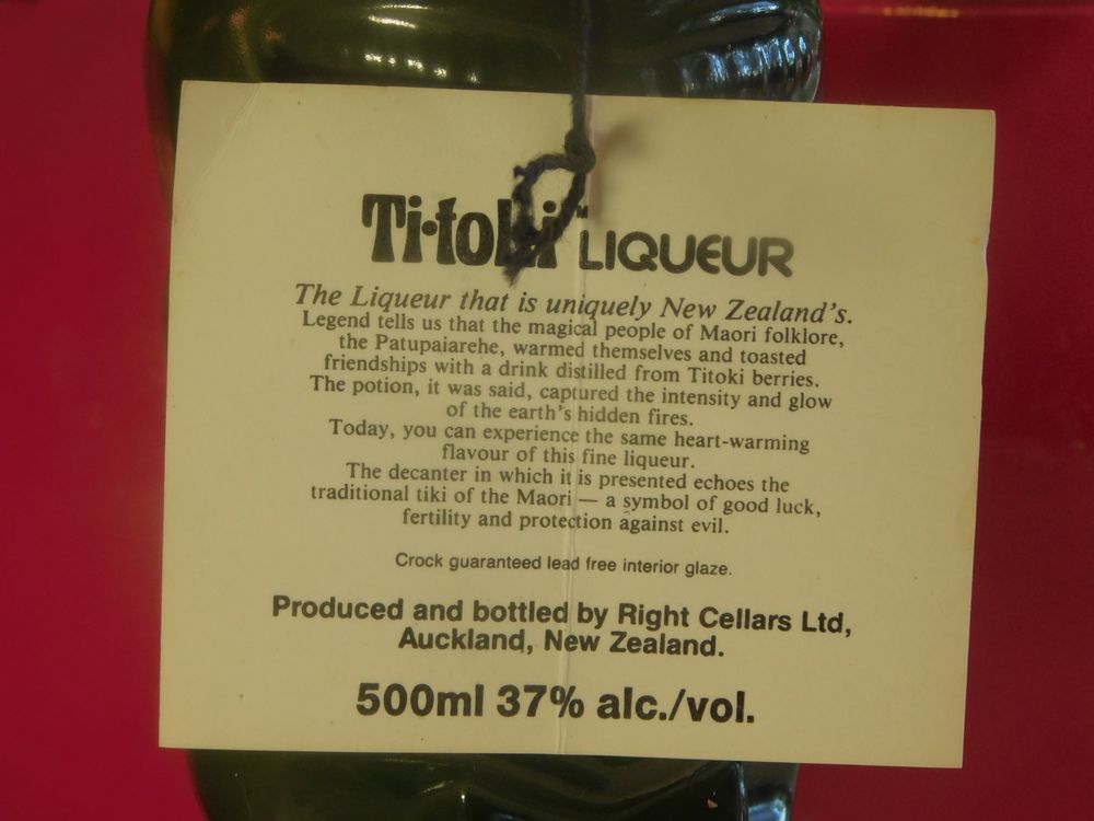 Vintage 1980s Ti Toki - New Zealand Liqueur (Neu (gemäss Beschreibung ...