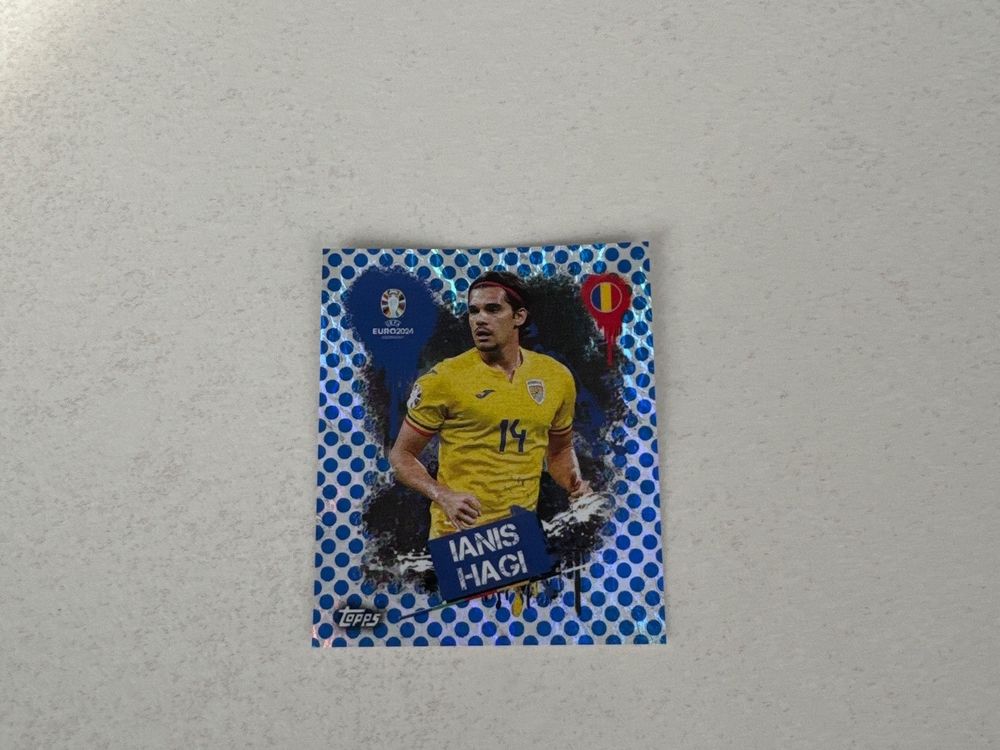 IANIS HAGI ROM PTW blaue punkte TOPPS EUR EM 2024 EURO (Neu (gemäss ...