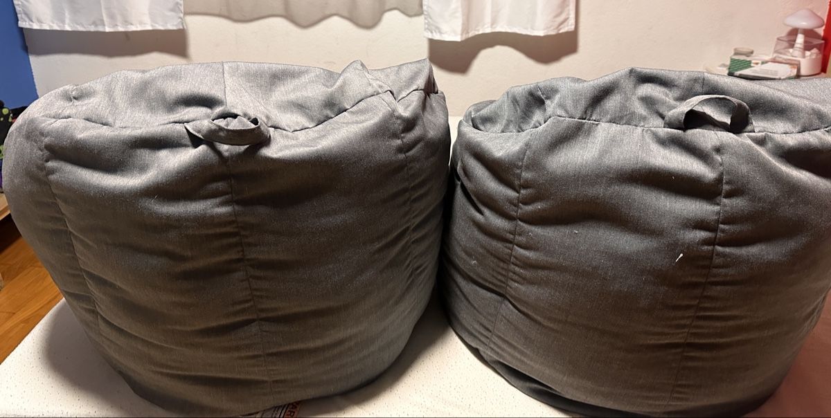 2 graue Sitzsäcke von Big Joe Joey Bean (Gebraucht) in Pratteln für CHF ...