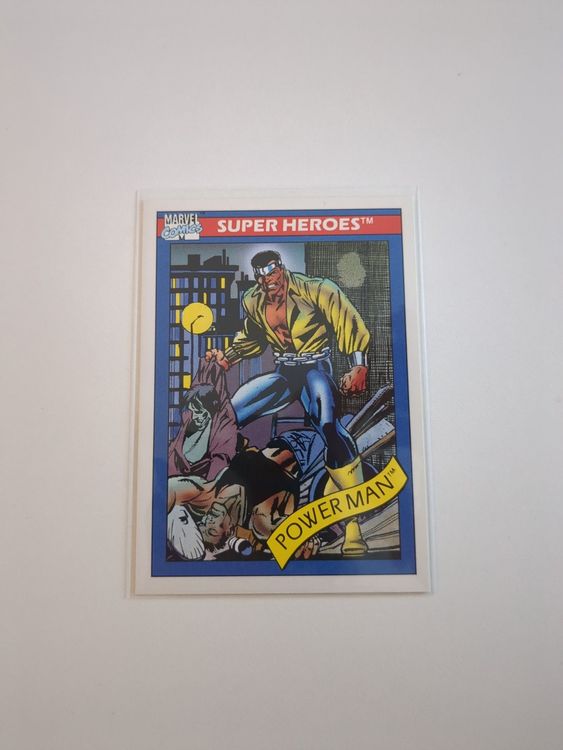 1 x Karte 1990 Marvel Comics Super Heroes - Power Man | Kaufen auf Ricardo