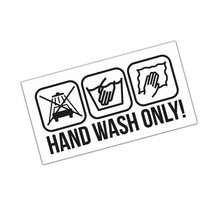 Hand wash only / Aufkleber (Neu und originalverpackt) in Thusis für CHF ...