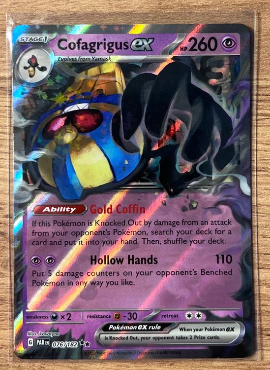 Cofagrigus ex Pokemon Paradox Rift PAR 76/182 | Kaufen auf Ricardo