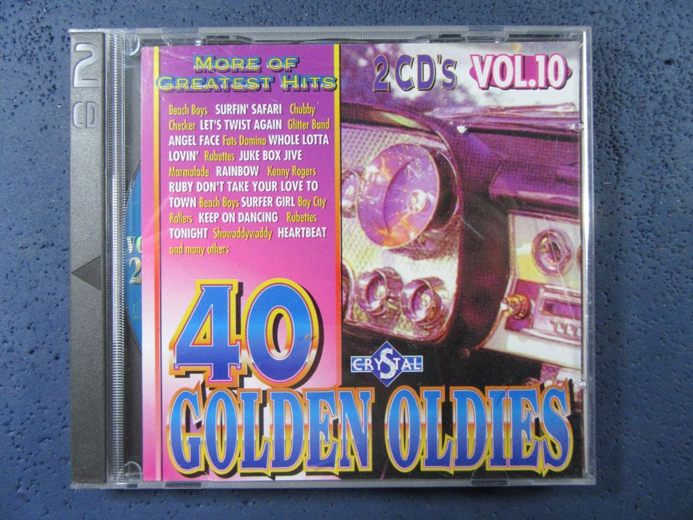 40 GOLDEN OLDIES 2CD'S IN CASE VOL.10 (Gebraucht) in Ettingen für CHF 1 ...