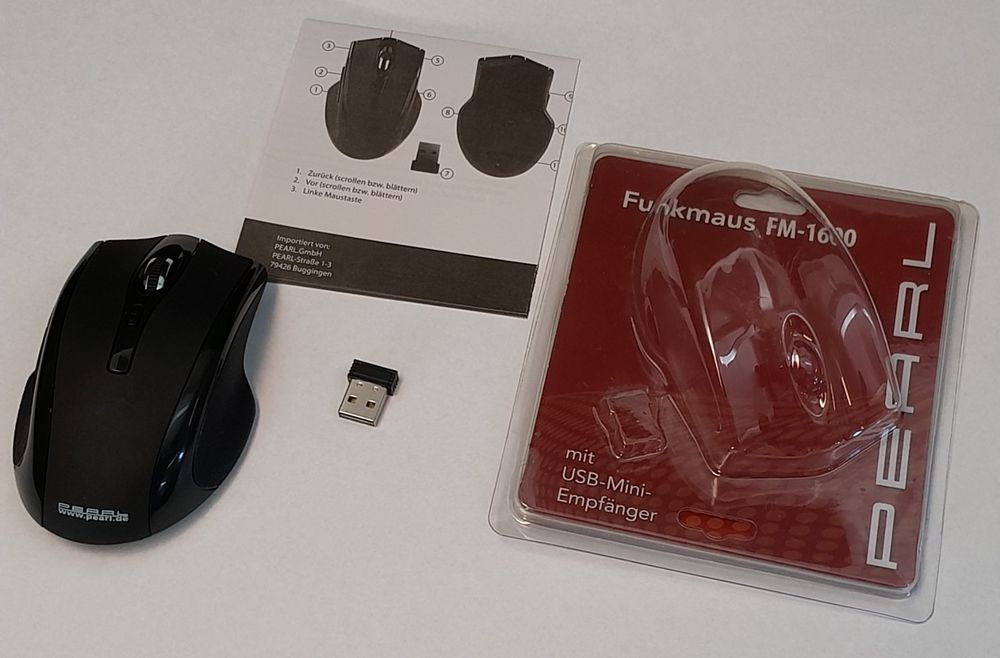 PEARL ergonomische Funkmaus FM-1600 (Neu (gemäss Beschreibung)) in ...