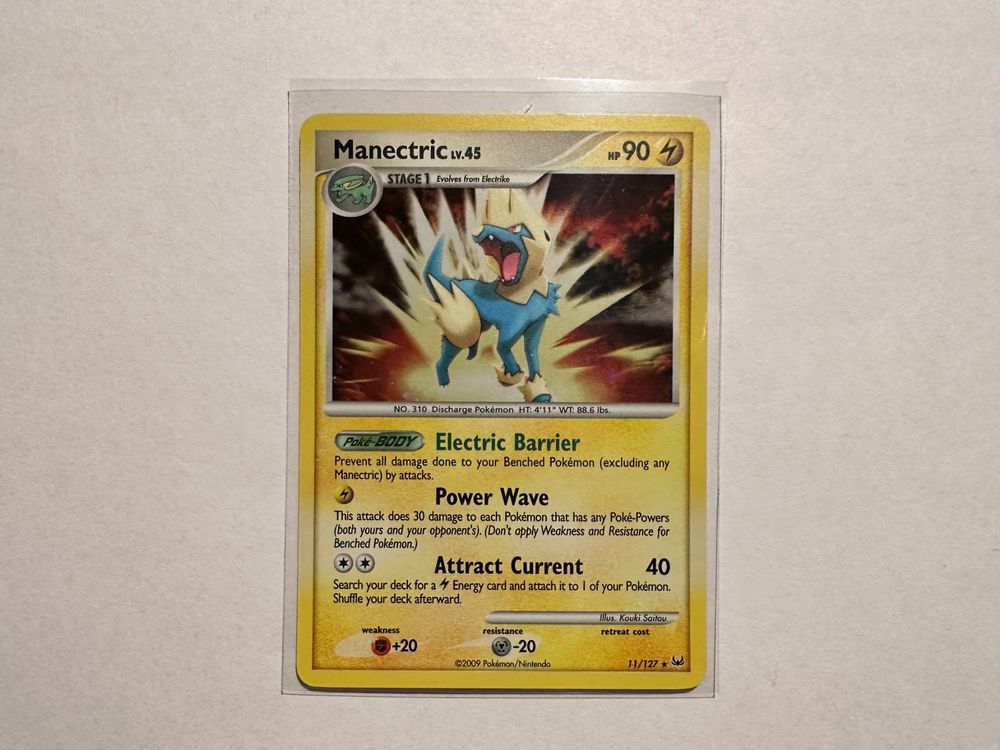 Manectric holo Platinum Base EN (Gebraucht) in Hagendorn für CHF 16 ...