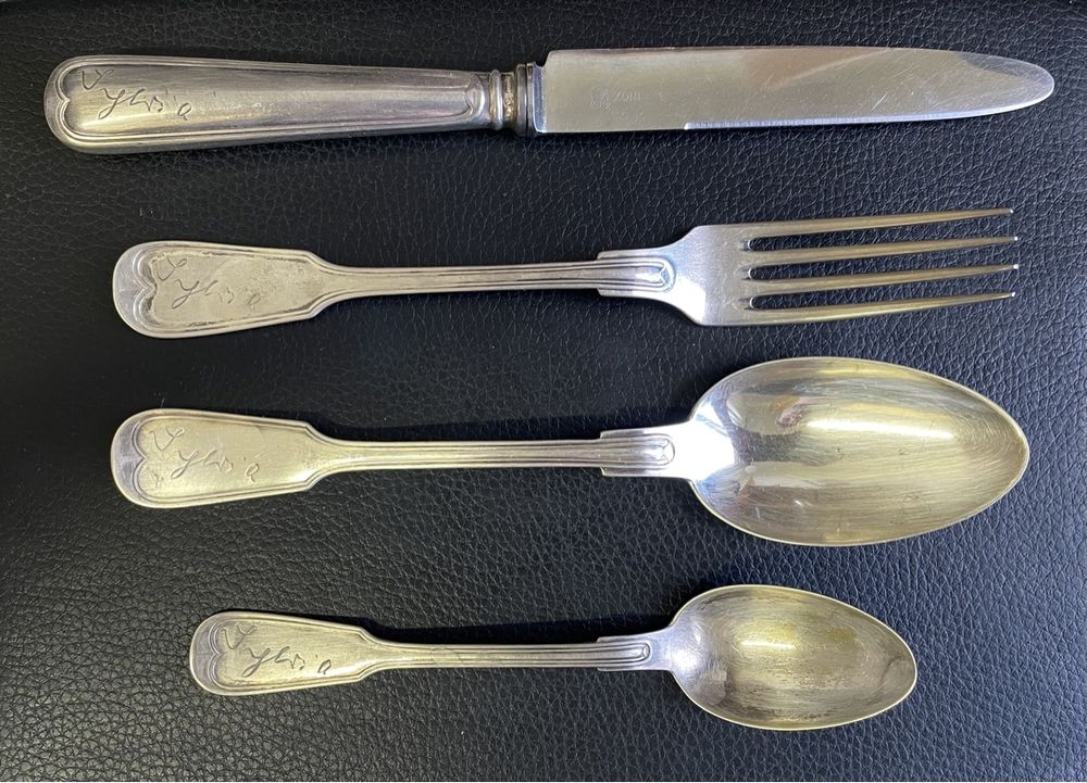 Silberbesteck Set Jezler graviert Silber 800 (Gebraucht) in Dietikon für CHF 115 – mit Lieferung ...