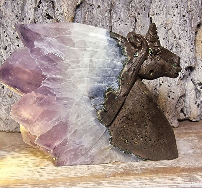 Amethyst Cluster Einhorn 545g (Neu (gemäss Beschreibung)) in Matzingen für CHF 59.9 – mit ...