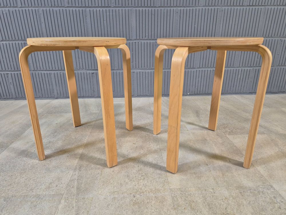 IKEA Frosta Stool Hocker Set,Stapelhocker Design Alvar Aalto (Gebraucht) in Nottwil für CHF 70 ...