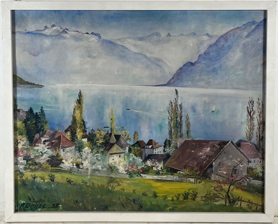 30. er Jahre Landschaft Gemälde, Signiert : A. Grisel (Gebraucht) in Root für CHF 19 – mit ...