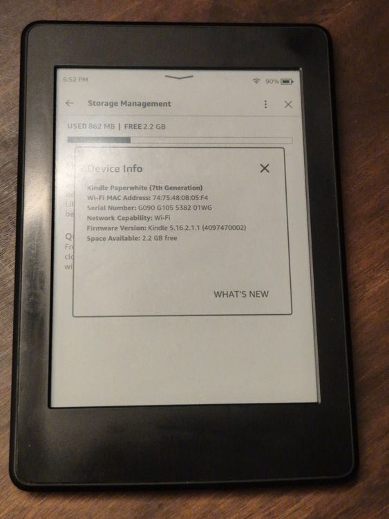 Amazon Kindle Paperwhite (2015) 7th Gen (Gebraucht) in Gränichen für ...