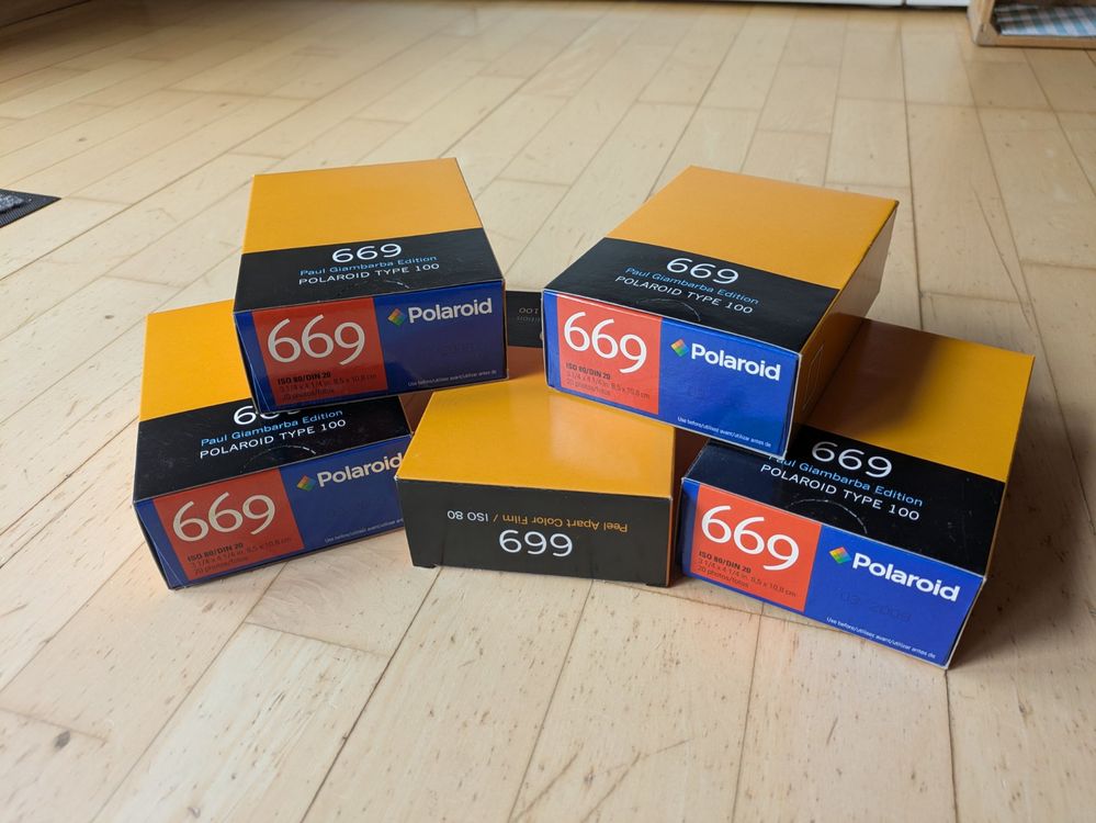 5x Polaroid Film 669: Ein Schatz aus der analogen Welt - III (Gebraucht ...