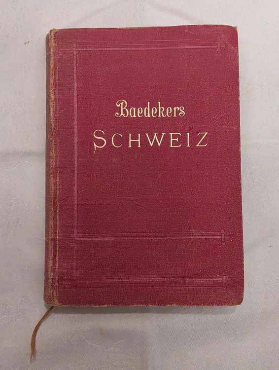 DIE SCHWEIZ KARL BAEDEKER LEIPZIG 1937 (Gebraucht) in Männedorf für CHF ...