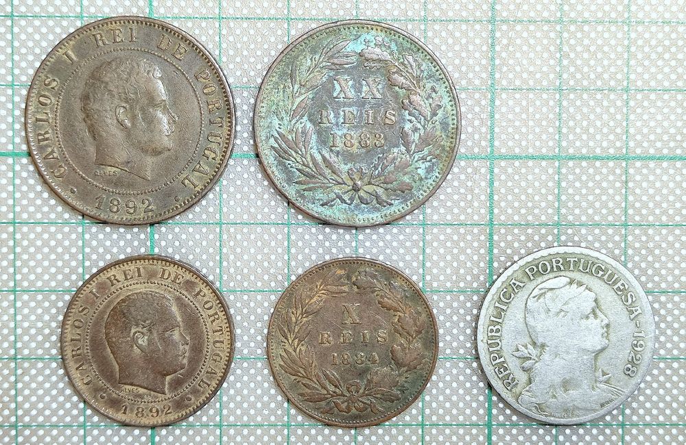 5 alte Münzen (Portugal) (Gebraucht) in Heimberg für CHF 16 – mit ...