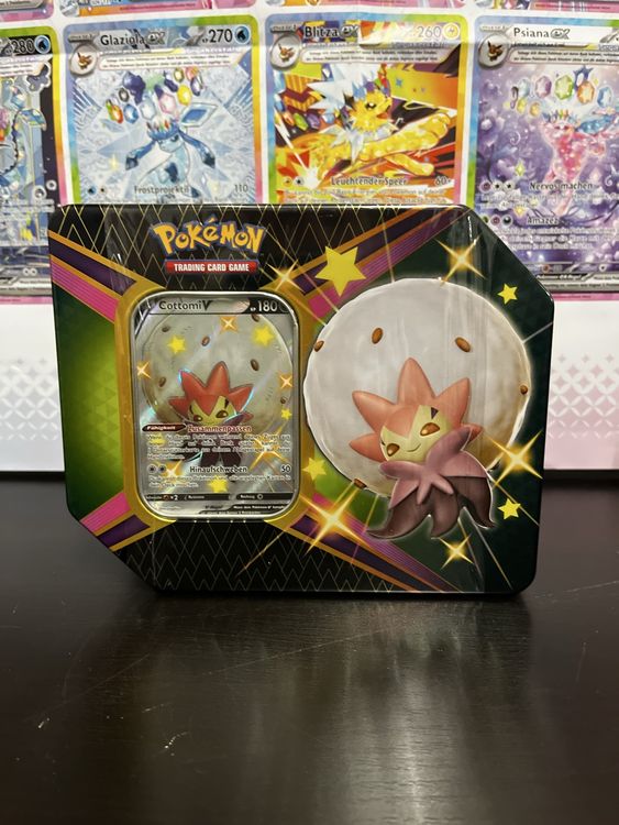 Pokemon Cottini V Tin Box, Glänzendes Schicksal, Deutsch. (Neu und ...