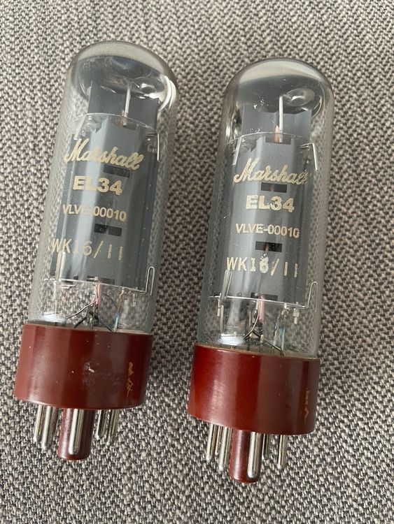 2 Marshall EL34 VLVE-00010 Tubes #1 (Gebraucht) in Köniz für CHF 20 – mit Lieferung auf Ricardo ...