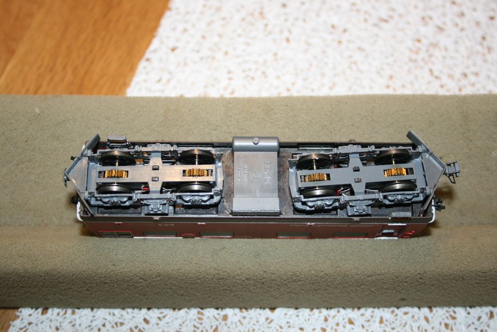 Bemo 1250 123 RhB Ge 4/4 I 603 Badus Umbauversion rot digita (Gebraucht ...