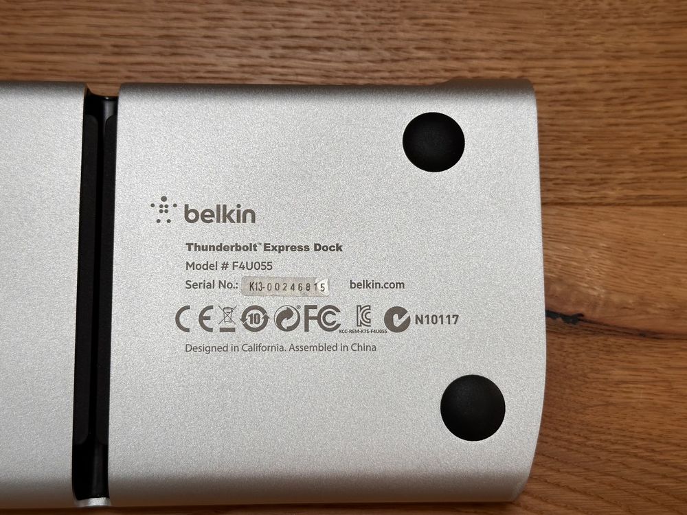 Belkin Thunderbolt Express Dock F4U055 - Top Zustand! (Gebraucht) in ...