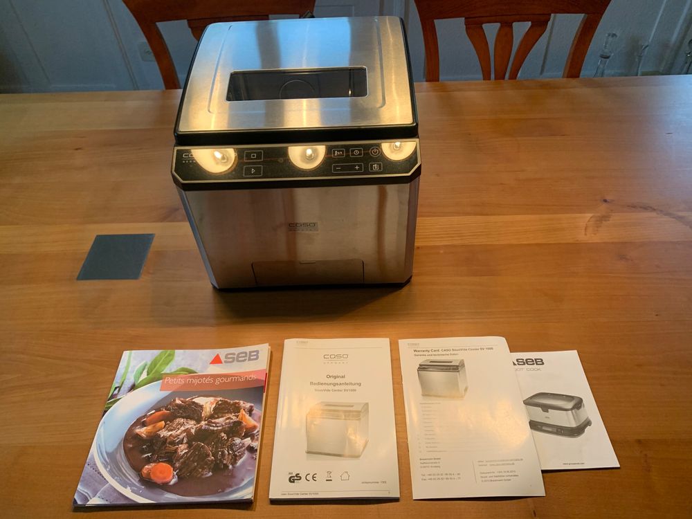 SousVide Center SV1000 - Casa Germany - Multi-Cooker | Kaufen auf Ricardo