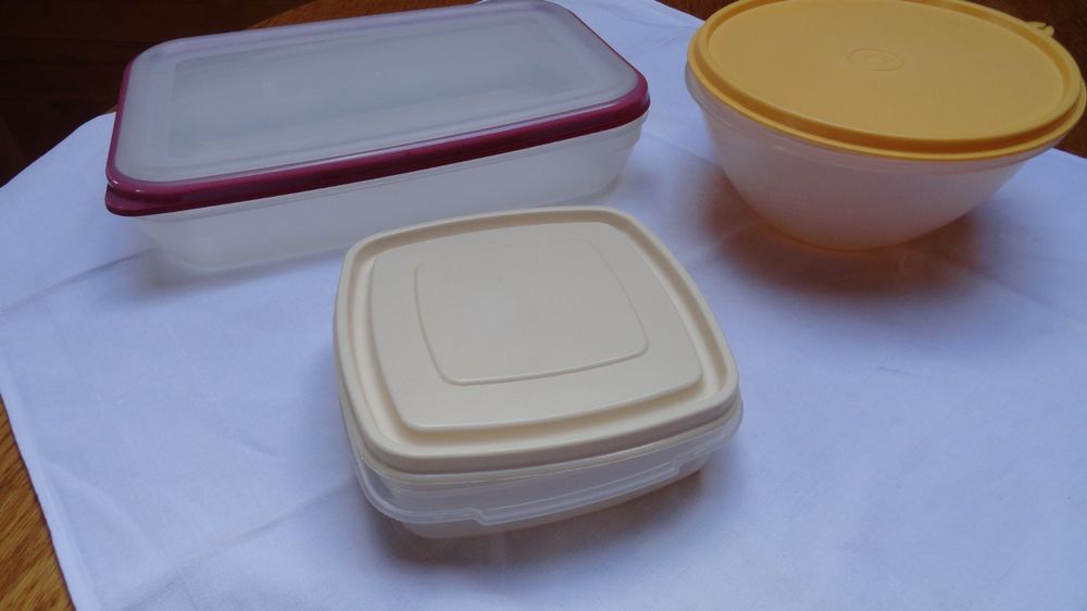 Tupperware Schüssel 1.2lund zwei Curver Behälter 2.5l u 0.5l | Kaufen ...