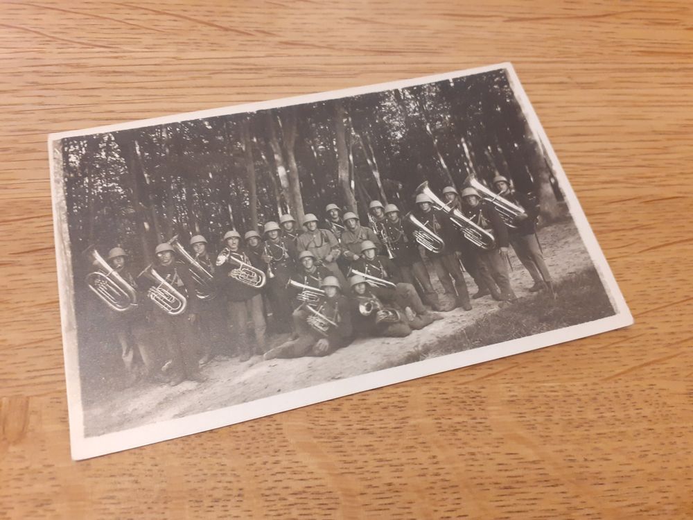 MILITAER - SCHPIEL - mit POSUUNE und SCHTAHLHELM (Gebraucht) in ...