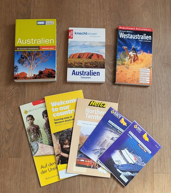 Australien - Reiseführer & Karten (Gebraucht) in Niederlenz für CHF 1 – nur Abholung auf Ricardo ...