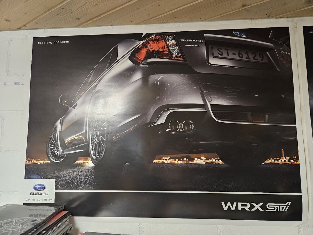 Poster Subaru WRX STI 100cm x 70cm (Gebraucht) in Duggingen für CHF 5 ...