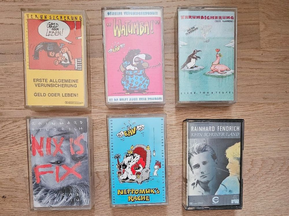 4 Original- MC von EAV und 2 x Reinhard Fendrich (Gebraucht) in ...