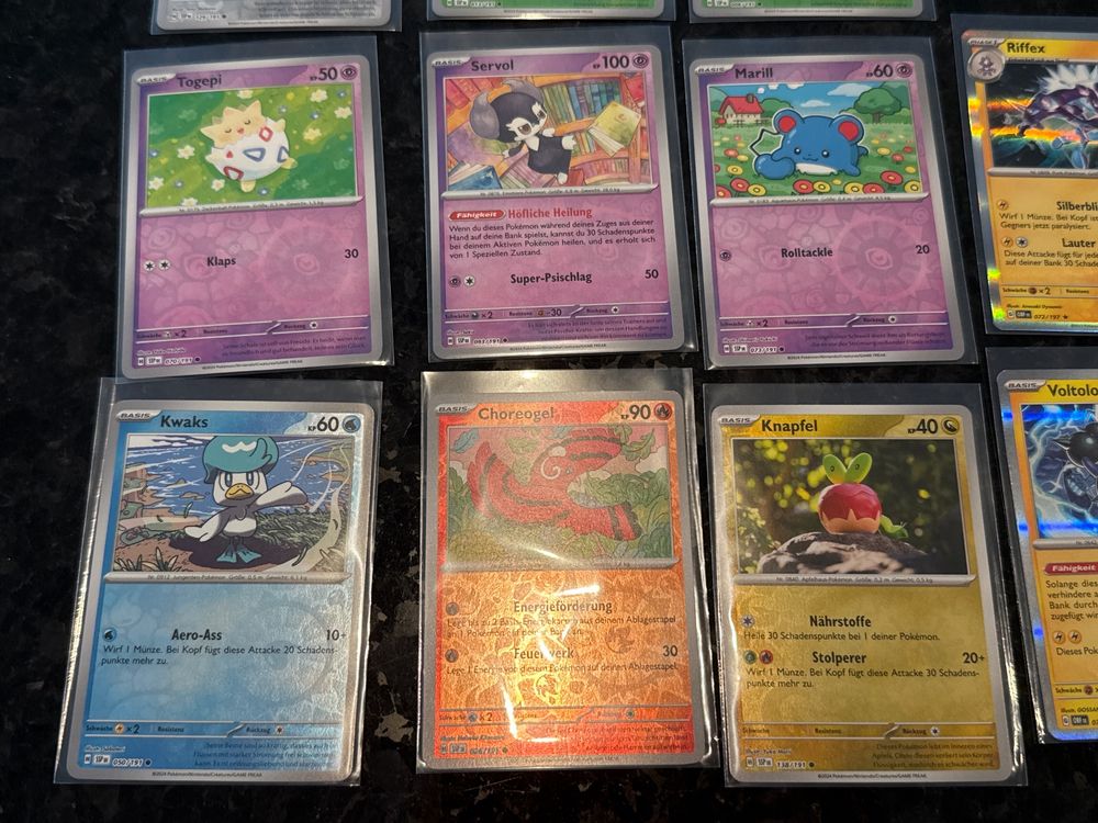 Pokemon 384 Karte XXL Set Deutsche Sammlung glänzende Karten (Neu ...