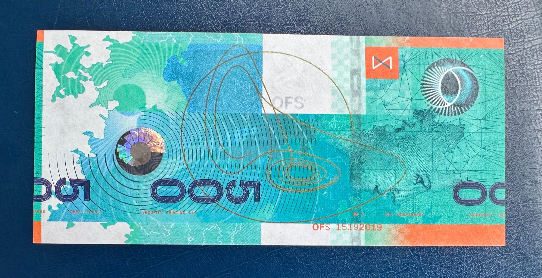 500 CHF Orell Füssli AN 000500 Switzerland 🇨🇭# 2 (Gebraucht) in Ebikon ...