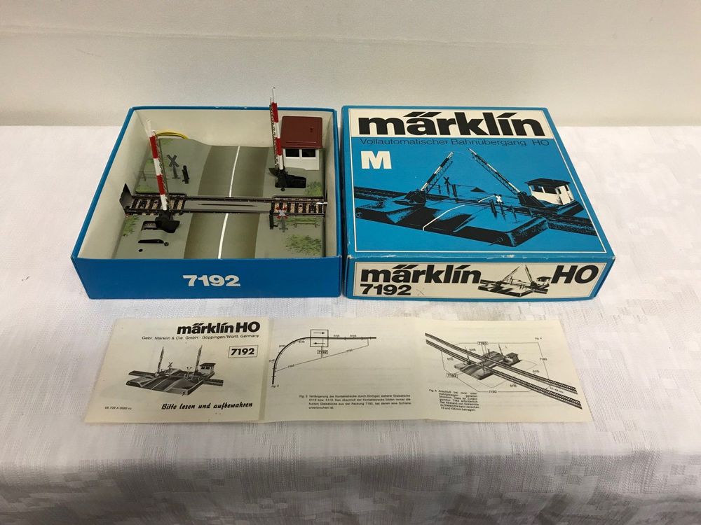 Märklin H0 Bahnübergang 7192/93 | Kaufen auf Ricardo