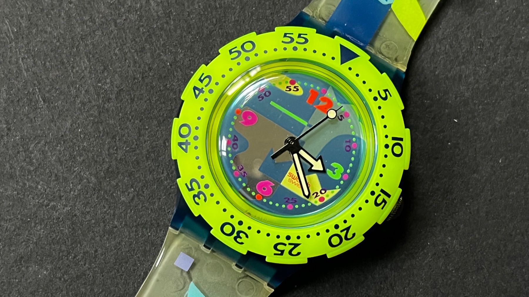 Swatch Scuba Over the Wave SDN105 1993 fabrikneu OVP (Neu und ...