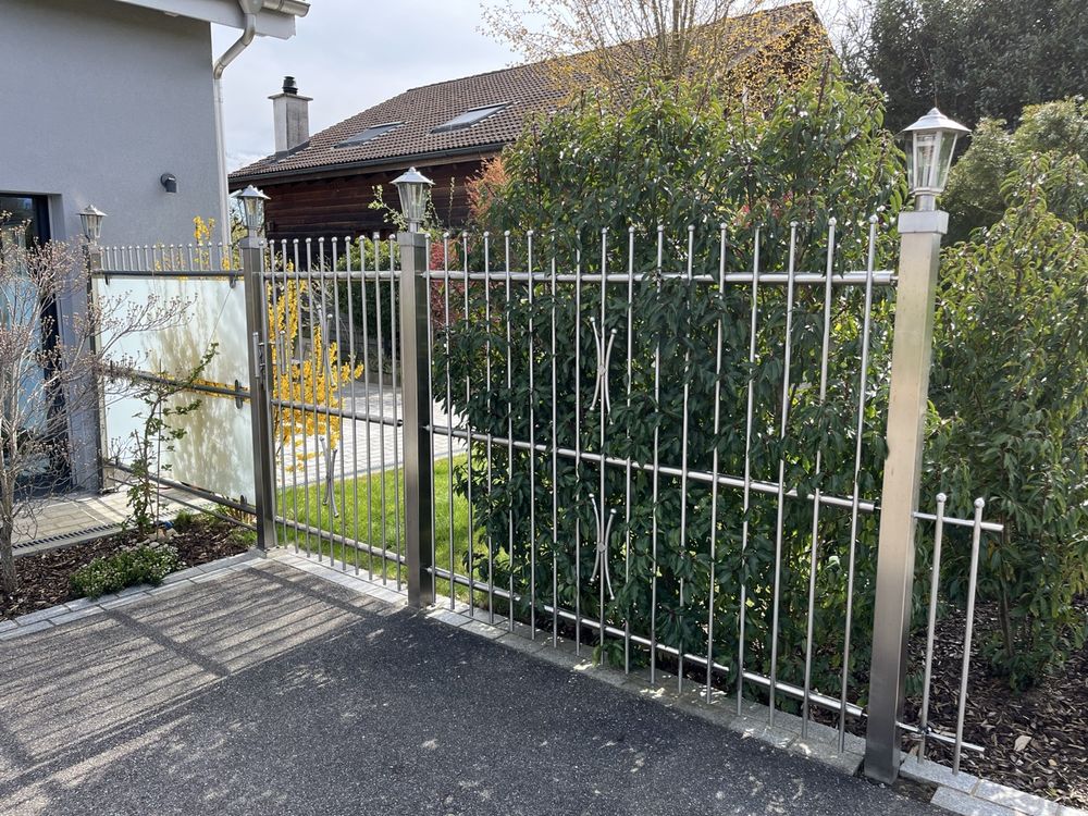Gartenzaun Mit Tur Gunstig