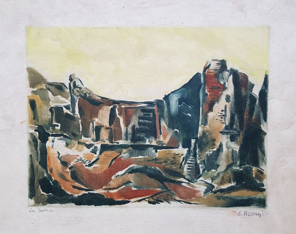 Ernest PIZZOTTI (1905-1984) monotype (Gebraucht) in Lausanne für CHF 15 ...