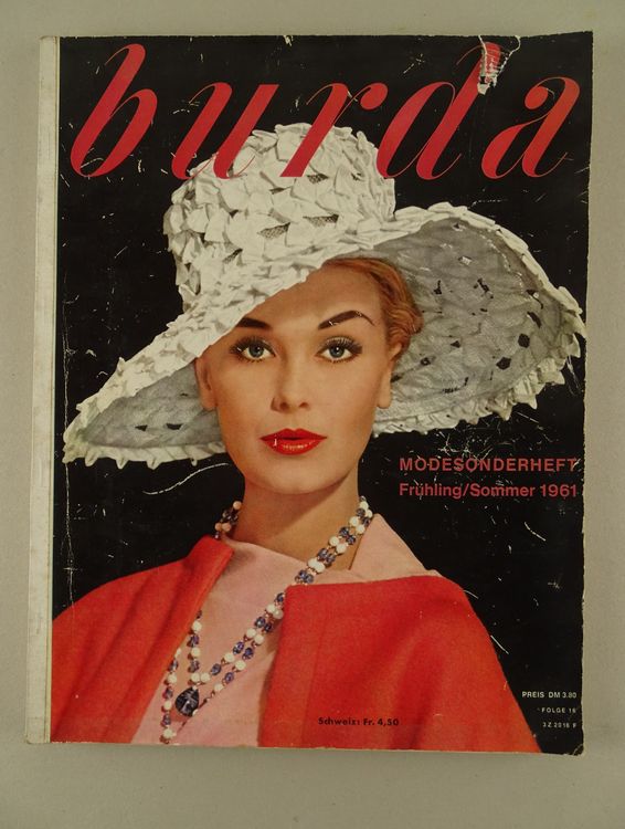 MODE, MODEZEITSCHRIFT BURDA FRÜHLING/SOMMER 1961 SONDERHEFT (Gebraucht ...
