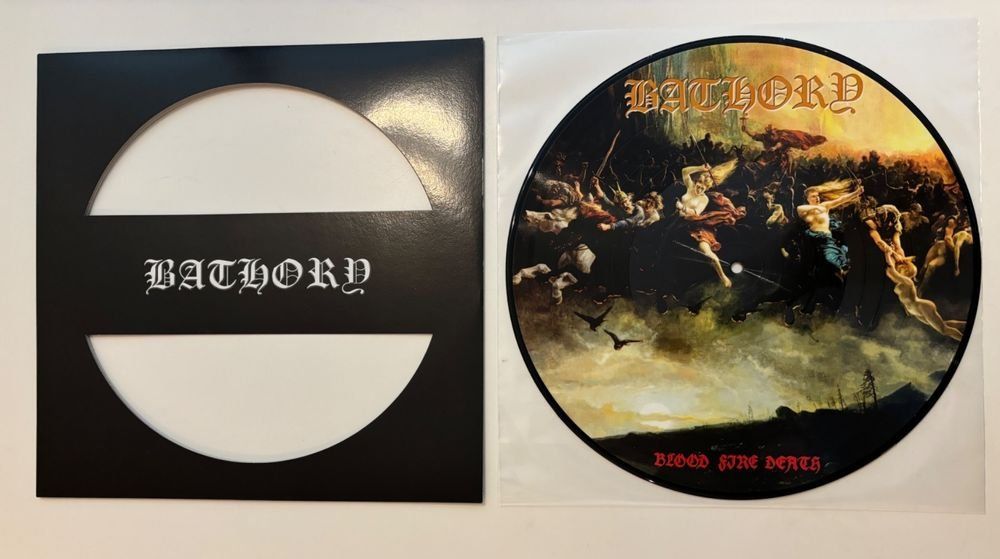 BATHORY - Blood Fire Death Viking Metal Pic LP 2007 !!!!! (Neu (gemäss ...