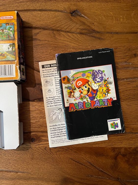 Mario Party N64 Komplett mit Box & Anleitung! Modul wie neu! (Gebraucht ...