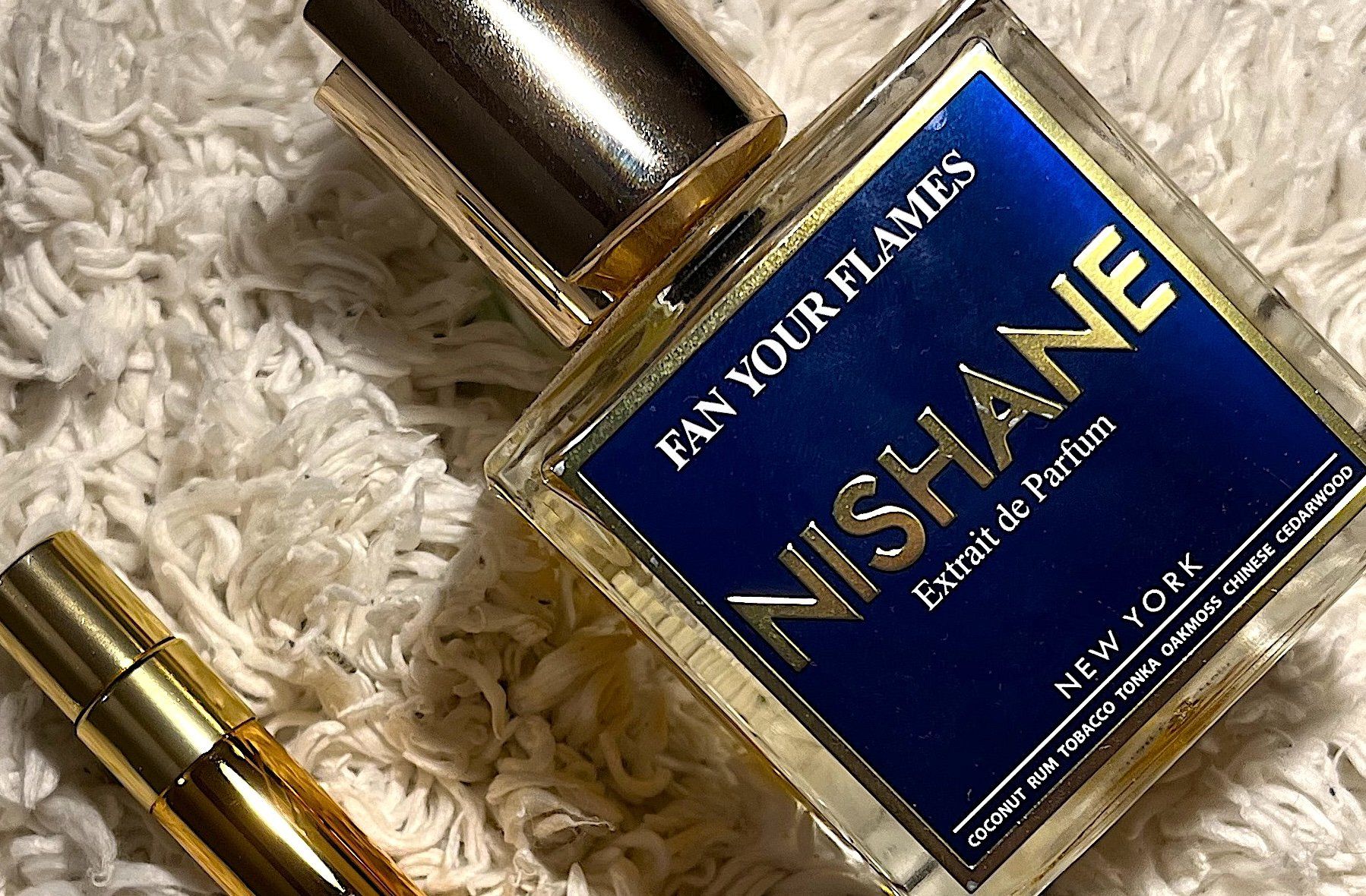 🥥🔥🥃 FAN YOUR FLAMES–Nishane–Pulvérisateur 10ml/Zerstäuber (Gebraucht ...
