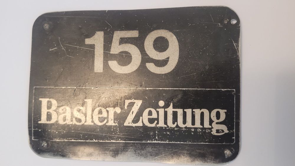 Schild Sitznummer FC Basel - Stadion St. Jakob (Gebraucht) in für CHF ...