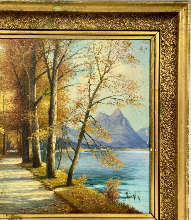 Josef Reichlin (1845-1910) Landschaft Gemälde (D'occasion) à Root pour ...
