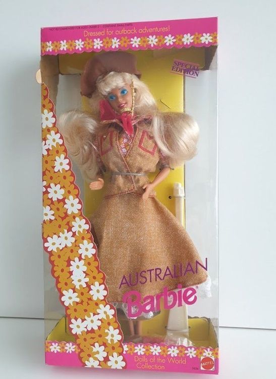 Puppe Barbie Australian - 1992 Mattel Special Edition (Neu und ...