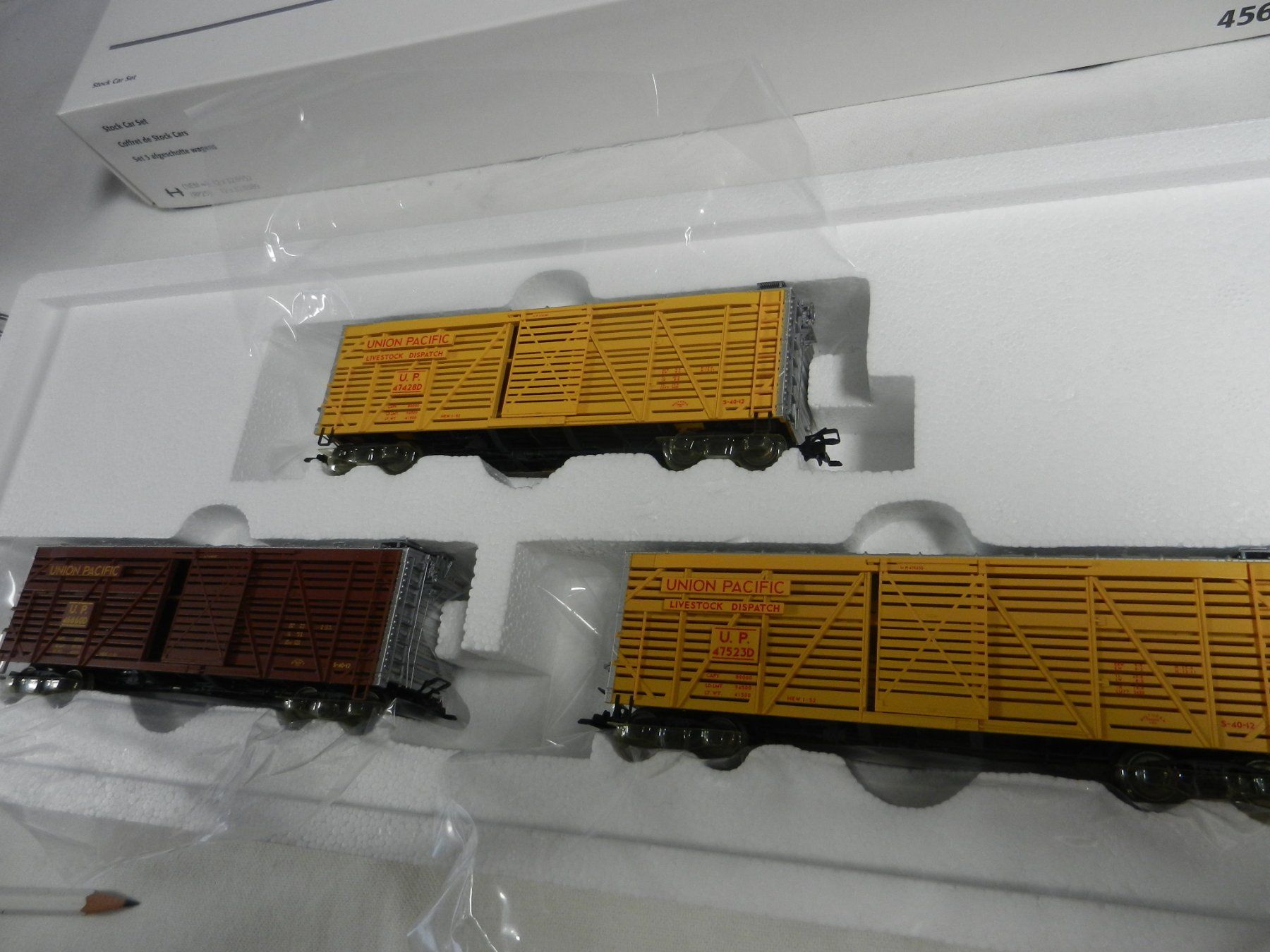 Märklin HO 45690 Union Pacific Stockcar Set 3 Wagen (Neu und ...