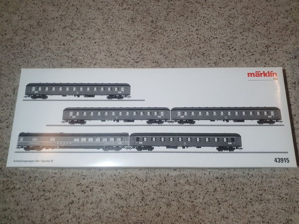 Märklin Schnellzugwagen- Set DB (43915) (Neu und originalverpackt) in ...
