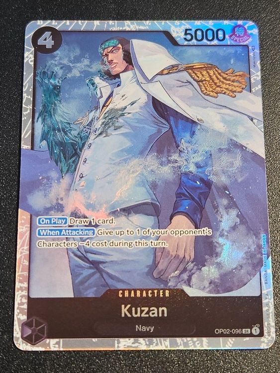 Kuzan (OP02-096) (V.1) - SR - ONE PIECE - US (Gebraucht) in Paudex für CHF 2.9 – mit Lieferung ...