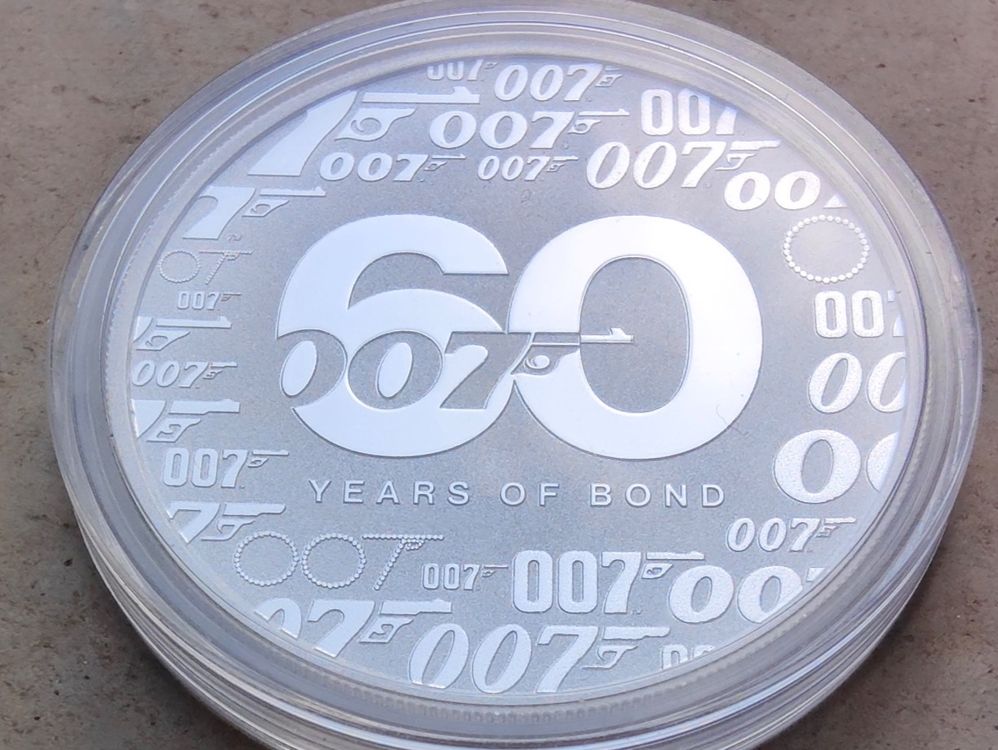 James Bond 007 60 Jahre 1oz Silber | Kaufen auf Ricardo