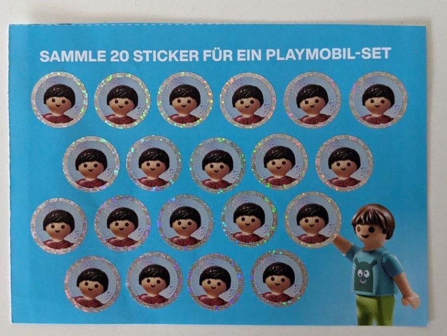Migros Mania Playmobil - 20 Stickers (Neu und originalverpackt) in ...