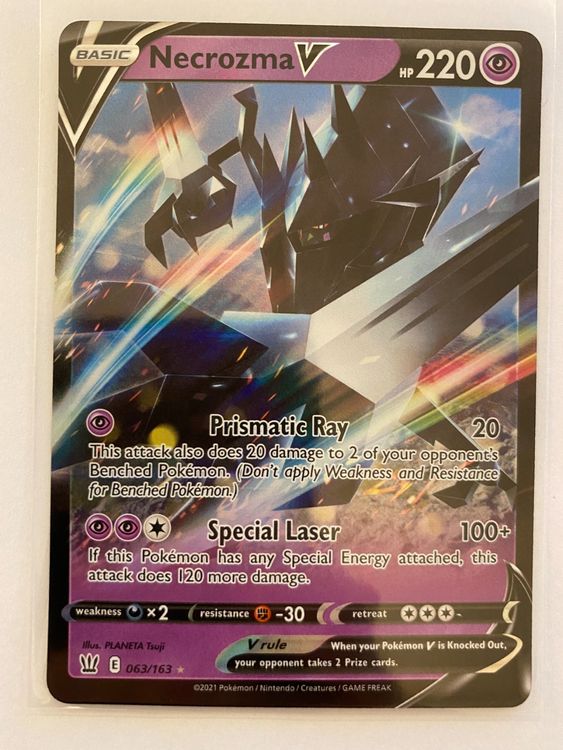 Pokemon Necrozma V 063/163 Battle Styles EN (Neu (gemäss Beschreibung ...