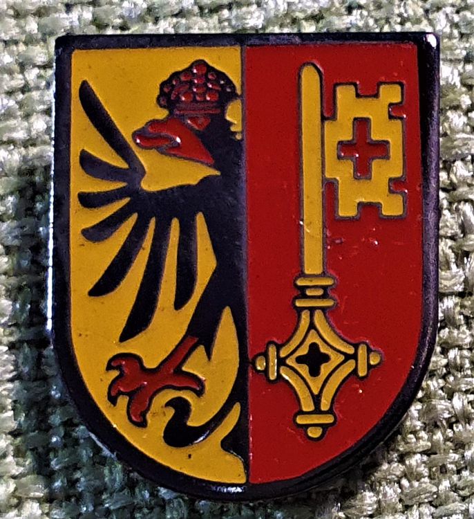 N227 - Pin Schweizer Kantonswappen - Genf Genève | Kaufen auf Ricardo
