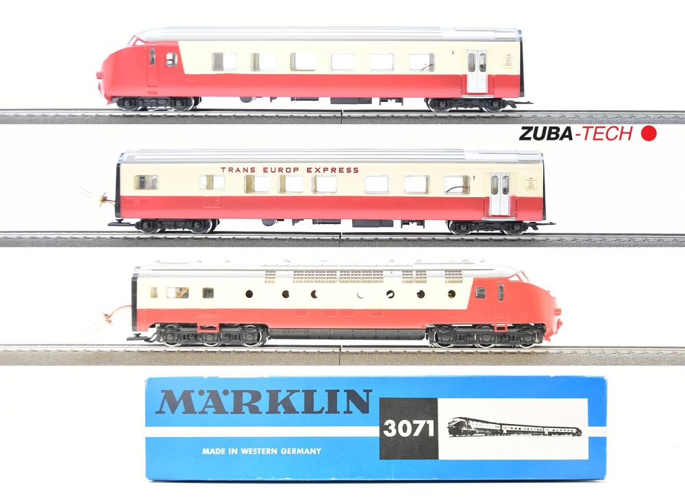 Märklin 3071 Dieseltriebzug RAm TEE H0 Analog mit OVP (Gebraucht) in St ...