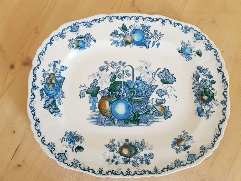 antike Vintage Schüssel Teller Platte Früchteschale Mason's (Gebraucht ...